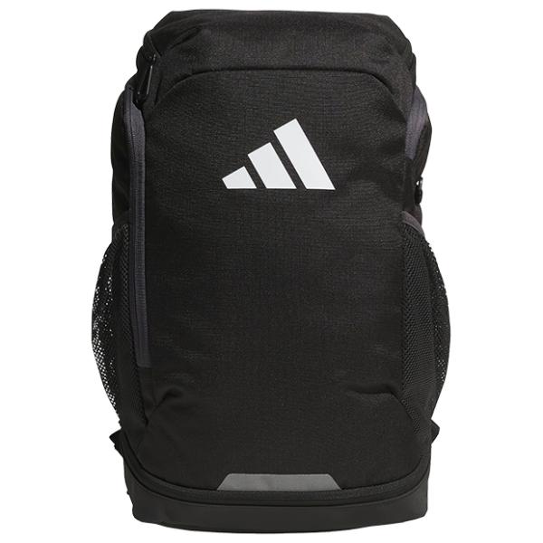 アディダス、子供/ジュニア/キッズ用バックパック。キッズ用に開発された3ルームバックパック。メインルームの開閉部分を大きくし、荷物の出し入れがしやすいよう設計。メインルームのジッパーは見分けがつきやすいよう配色。底面にシューズや汗をかいたウ...