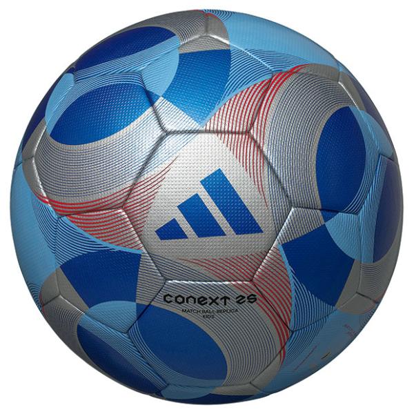 アディダス、サッカーボール4号球。2025年FIFA主要大会や2025明治安田Jリーグにて使用される公式試合球のレプリカボール、別カラーモデル。「CONNECTION」と「NEXT」から生まれた造語「コネクト25(CONEXT25)」を名に...