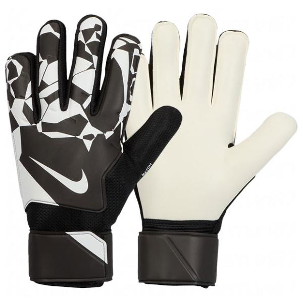 ナイキ、大人/メンズ用GKグローブ。手のひら部分のフォームパッドが難しいシュートの衝撃を吸収し、滑らかな表面がボールに対して優れたグリップを発揮。メッシュパネルで通気性を確保。カラー：ブラック×ホワイト×ホワイトモデル：2024年秋冬