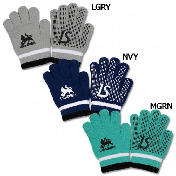 ポルトガル語で「光と影」を意味するルースイソンブラ、子供/ジュニア/キッズ用ニットグローブ。様々なシーンに対応した「STANDARD」シリーズ。定番の防寒アクセサリー。ベーシックなロゴデザインモデル。手のひらは滑り止め仕様。品質：アクリル8...