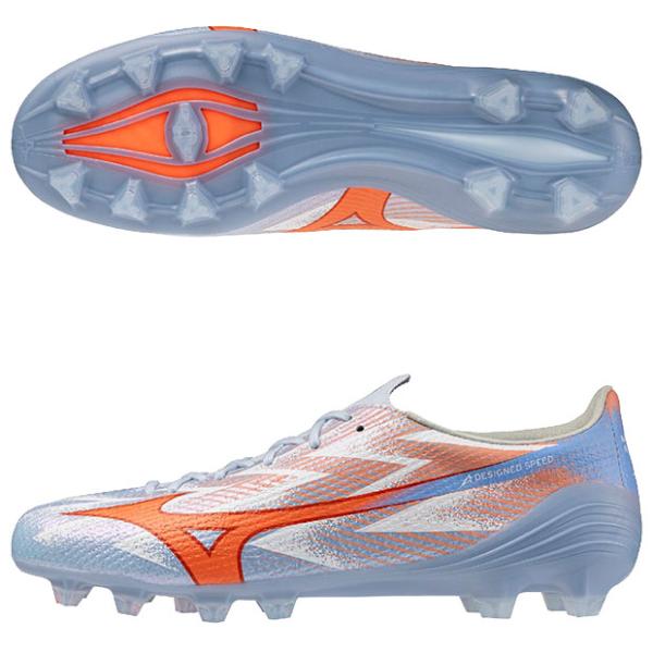 ミズノ、大人/メンズ用サッカースパイク「MIZUNO α 3」。シリーンスパークパック(SERENE SPARK PACK)。ニットが生む極上のフィット感が爆発的なスピードを引き出す「MIZUNO α」第3世代、エリートモデル。軽くて柔らか...
