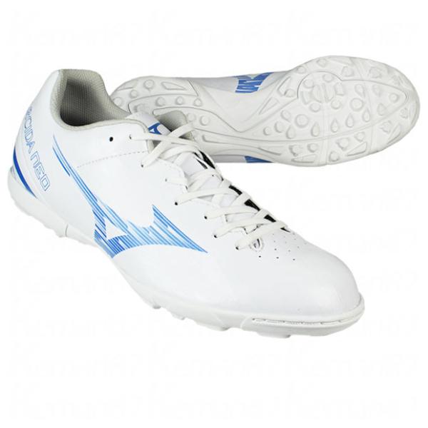 ミズノ、大人/メンズ用トレーニングシューズ。軽量、柔軟、素足感覚に優れた、MONARCIDAのターフフットサルモデル。ワンピースアッパーのソフト人工皮革とノンステッチアッパーの組み合わせにより、柔らかなフィット感を実現。3E相当のワイドフィ...