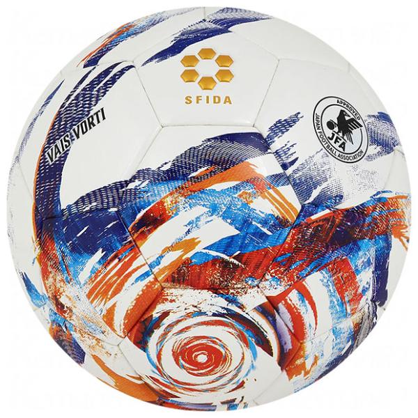 スフィーダ、サッカーボール5号球。歓喜の渦を巻き起こす熱狂の瞬間を共に。真球性と蹴り心地を高めたサーマル製法を採用。雨天時のボールの吸水を抑制。砂防止バルブ付き。◆JFA検定球◆サーマル製法◆5号球(中学生〜大人用)◆ホワイト×ブルーモデル...