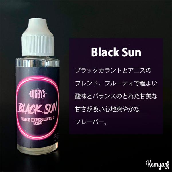 【ブランド】Digbys Juices【フレーバー】ブラックカラントとアニスのブレンド。フルーティーで程よい酸味とバランスのとれた甘美な甘さが吸い心地爽やかなフレーバー。★made in UK【主成分】・VG（ベジタブルグリセリン）：60％...