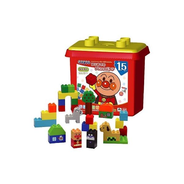 アンパンマンのブロック「ブロックラボ」から1.5才~のお子さまに向けたベーシックなブロックセットが登場!2ピースのブロックでアンパンマンやおうち、犬などの動物を作ることができる。また、付属のサポートブックを見ながら成長に合わせたブロック遊び...