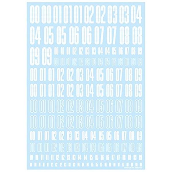 ハイキューパーツ社より「CNDデカール ナンバー ホワイト 1枚入」の水転写デカールです。定番のナンバー・アルファベット。メカモデルによく似合うギュッと詰まった縦長のコンデンスタイプの書体を採用しています。メカのナンバーにはもちろん、アルフ...