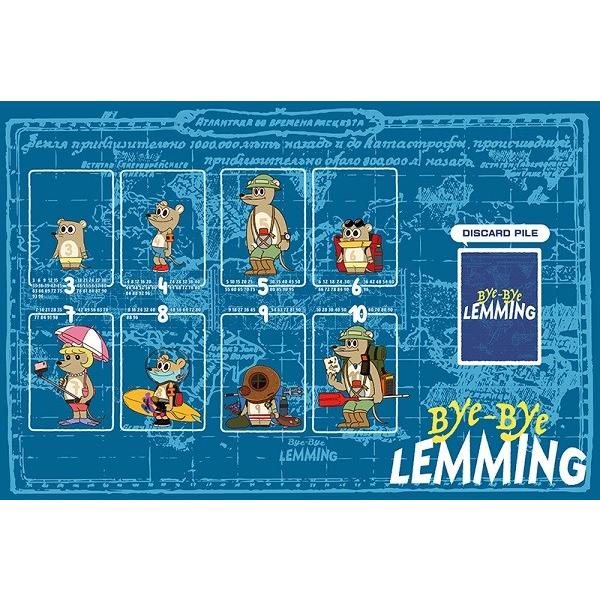 バイバイレミングを遊ぶのに適した専用プレイマットです。サイズ 445mm×300mm厚さ　3mm【宅配便のみ】