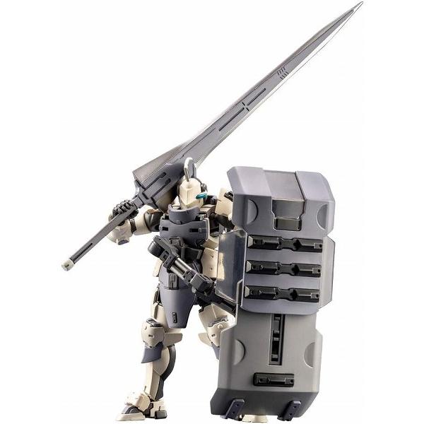 ■付属の大剣は別売りのガバナー アーマータイプ：ナイト【ネロ】の大砲と合体させて対ヘキサギア用の大型武器「ジャッジメント・ラム」形態にすることが可能。■シールドは一部にクリアー成型のパーツを使用しており、リアルな質感を追及。シールド内側のグ...