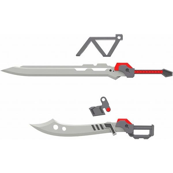 M.S.Gに新規デザインのカスタマイズブレード02が登場!組み替え可能な大刀・小刀の2本セットになります。商品仕様■刀身と柄の2つのユニットで構成されており、刀身を大刀と小刀間で組み替える事ができます。■刀身には複数の開口部があり、ＳＦデザ...