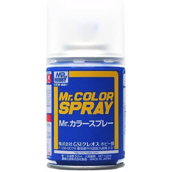 GSIクレオス Mr.カラースプレー クリアー (透明) 模型用塗料です。Mr.カラースプレーは、超微粒顔料を使用、Mr.カラーと同系塗料の細かい噴霧により、強く質の高い塗膜を作ることができます。【メール便不可】