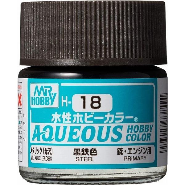 GSIクレオス 「新水性ホビーカラー 黒鉄色 メタリック光沢 H18」 模型用塗料です。水性ホビーカラーは、ご家庭内で安全快適に塗装を楽しめるように設計され、1982年に登場しました。2019年には約38年ぶりに主原料設計を改め、性能と安全...