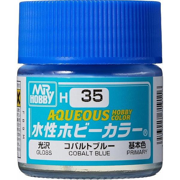 GSIクレオス 「新水性ホビーカラー コバルトブルー 10ml」 模型用塗料です。水性ホビーカラーは、ご家庭内で安全快適に塗装を楽しめるように設計され、1982年に登場しました。2019年には約38年ぶりに主原料設計を改め、性能と安全性が飛...