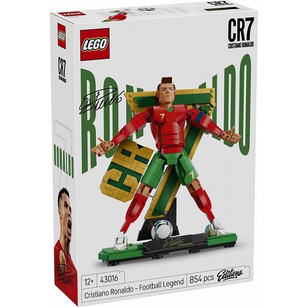 レゴ&amp;#174;エディション クリスティアーノ・ロナウド：サッカーレジェンド（43016）で創造のゴールを決めよう。 あこがれの選手のゴールパフォーマンスやバイシクルキックを再現できるディスプレイ用フィギュアにお子さまは大興奮！モデ...