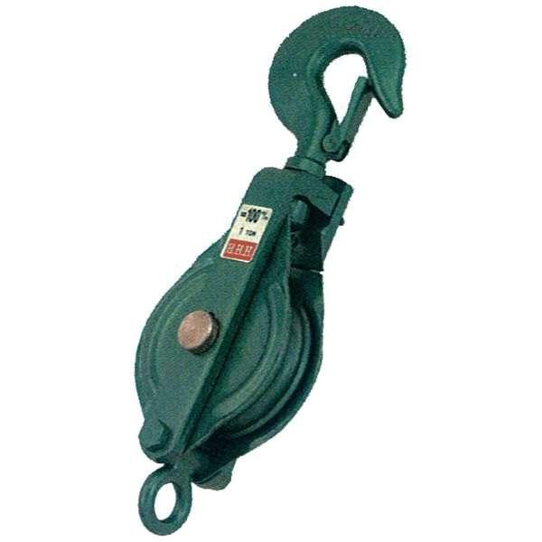 ※画像はイメージです。メーカー：(株)スリーエッチ■側板が開くのでロープの途中からでも装着が可能です。【用途】・ロープを通し、荷物などの吊り上げや引っ張り作業。【注意事項】使用荷重は動滑車としての値です。定滑車としてご使用の場合は半分になり...