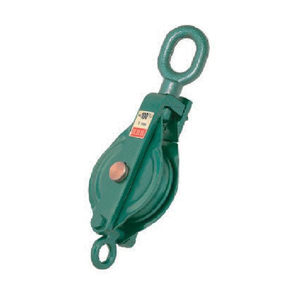 ※画像はイメージです。メーカー：(株)スリーエッチ■側板が開くのでロープの途中からでも装着が可能です。■強力・堅牢な滑車です。■ハッカーは特殊鋼鍛造で、外れ止めがついてますから安全です。【用途】・ロープを通し、荷物などの吊り上げや引っ張り作...