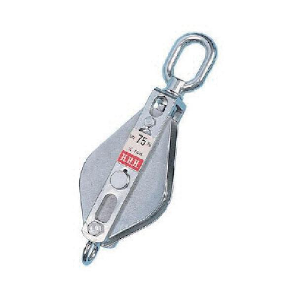 ※画像はイメージです。メーカー：(株)スリーエッチ■強力、堅牢なステンレス滑車です。【用途】ロープを通し、荷物などの吊り上げや引っ張り作業。【注意事項】使用荷重は動滑車としての値です。定滑車としてご使用の場合は半分になります。【仕様】ベケッ...