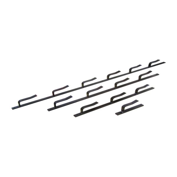 ※こちらは購入数によって配送会社が変更になる可能性があります。ご了承ください。・雪の多い地域で冬囲いの金具として使用します。・雪囲い用の十手型金具・十手部分の内寸35mm【材　質】ステンレス【全　長】1820mm【段　数】10段【カラー】ブロンズ