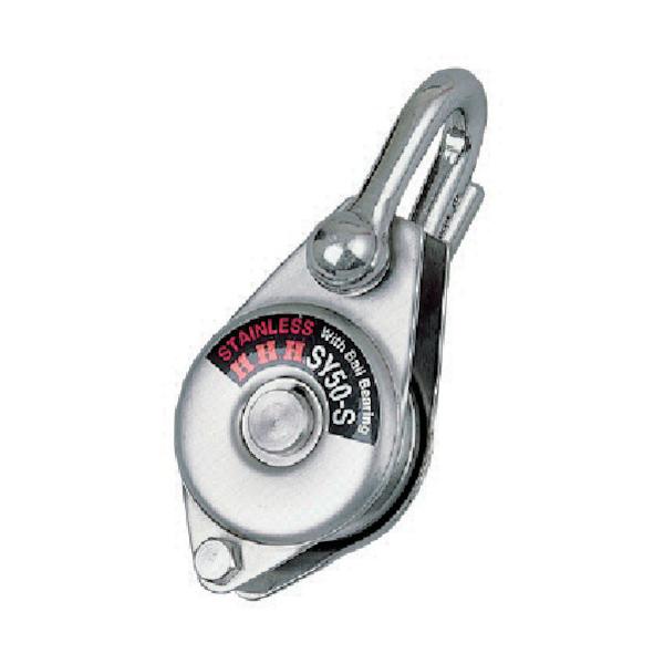 ※画像はイメージです。メーカー：(株)スリーエッチ■頭部はシャックル式です。■シーブはベアリング入です。【用途】・ロープを通し、荷物などの吊り上げや引っ張り作業。【注意事項】使用荷重は動滑車としての値です。定滑車としてご使用の場合は半分にな...