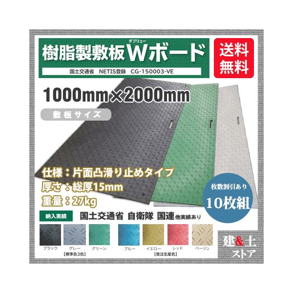 ■特長　●国土交通省 NETIS登録 CG-150003-VE。　●軽量の為、人力で、小人数、短時間で設置可能です。　●荷下ろし等のクレーン作業軽減により、安全性が向上します。　●バイオマスプラスチックを使用しておりCO2排出量を93％削減...