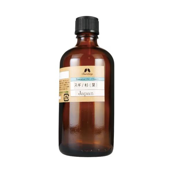 自然な香りが広がるスギ葉エッセンシャルオイル。「カリス　スギ  杉(葉)  オイル  100ml　(品番：8475) 」は、主に関西・紀伊半島周辺の原料を使用したエッセンシャルオイルです。リラックスしたい時に。100ml。■メーカー　カリス...