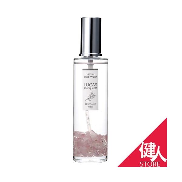 「ルカス　LUCAS　浄化スプレー　ローズクォーツ　ボトル　100ml」は、ホワイトセージと水晶（水晶抽出液）を配合した、リフレッシュスプレーです。天然ローズクォーツと天然水晶のさざれ石が入って見た目にも爽やか。リビングやお部屋、お店や仕事...