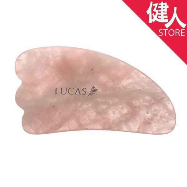 「ルカス　LUCAS　カッサプレート　ローズクォーツ」は、LUCASのロゴ入りカッサプレートです。美しいローズクォーツを使用し、丁寧に磨き上げられた質感は肌馴染みがよく、滑らすだけでも気持ちよくマッサージしてくれます。顔、首筋、二の腕、ヒッ...