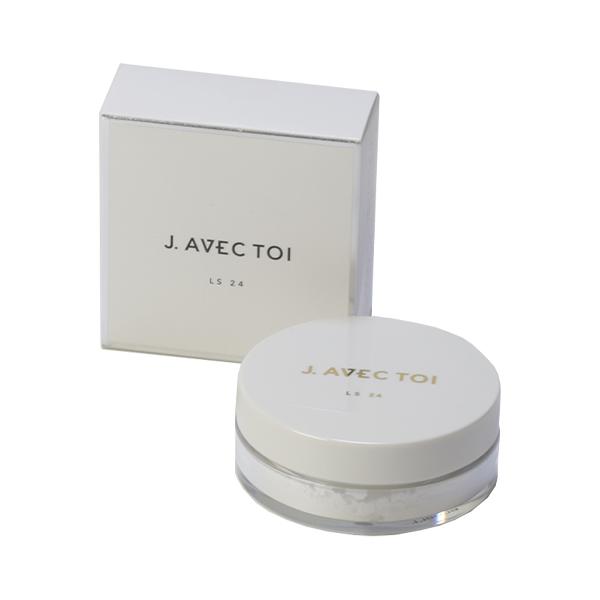 「J.avec toi　トリートメントフェイスパウダー　LS24　7g　送料無料」は、内外美容の専門家であるJ.ノリツグさん監修のフェイスパウダーです。さっとひと塗りで肌を均一に整え、皮脂を吸着し、毛穴を埋めて、肌にツヤを与えます。さらにう...
