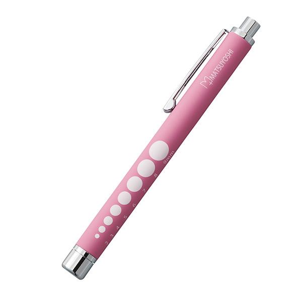 「マツヨシ　マイスコ　ラバー調ペンライト　ピンク　MY-NS0315P」は、国内NICHIA製の暖色LED使用ベンライトです。ノック式ONOFF。滑りにくいラバー仕様。■メーカー　松吉医科器械■区分　衛生用品/ケア用品※こちらの商品は、メー...