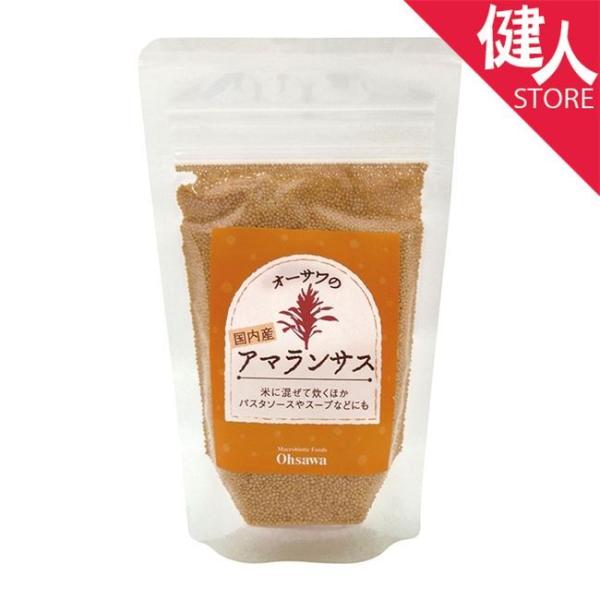 「オーサワの国内産アマランサス　80g」は、国内産100％のアマランサスです。たんぱく質、食物繊維、カルシウム、鉄分を豊富に含んでいます。蒸したり、煮たりすると粘性を生じ他の食材となじみやすくなります。■メーカー　オーサワジャパン■区分　セ...