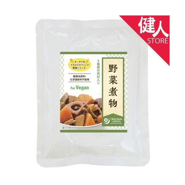 「野菜煮物　100g」は、動物性原料・砂糖不使用の野菜煮物です。そのまま、または温めるだけで手軽なマクロビオティック惣菜です。■メーカー　オーサワジャパン■区分　セレクトフード/食材・加工食品/レトルト・缶詰/マクロビオティック■関連　マク...
