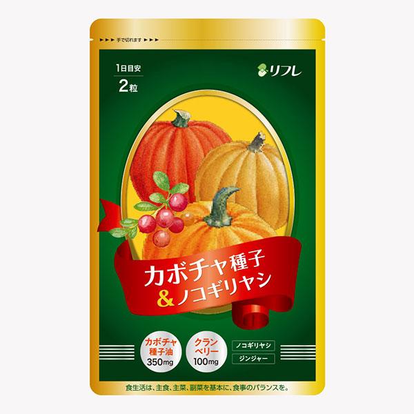 カボチャ種子などを配合したサプリメント。「リフレ　カボチャ種子＆ノコギリヤシ　62粒」は、ペポカボチャ、ノコギリヤシ、クランベリーを配合したサプリメントです。ソフトカプセルタイプ。■メーカー　リフレ■区分　健康食品/サプリメント/ノコギリヤシ