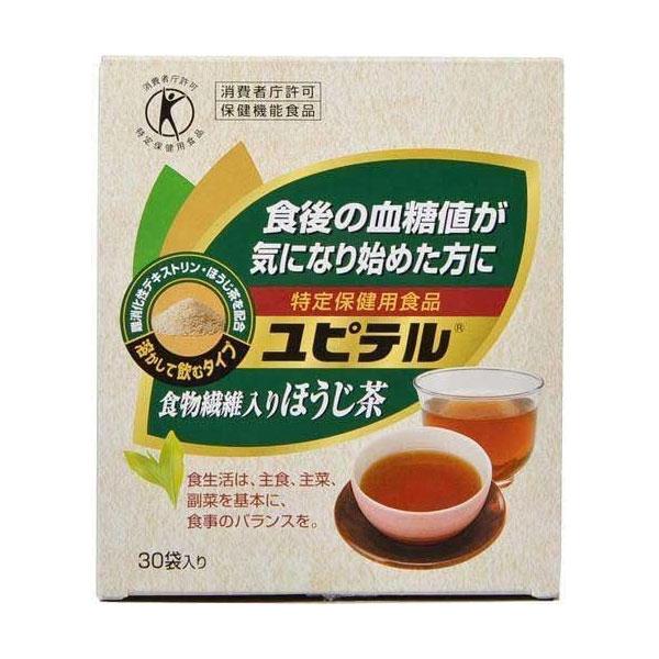 食後の血糖値が気になる方に適したほうじ茶。「田村薬品工業　ユピテル　食物繊維入りほうじ茶　30袋 [特定保健用食品]」は、難消化性デキストリン(食物繊維) を含んでおり、糖の吸収をおだやかにするよう工夫しているので、食後の血糖値が気になり始...
