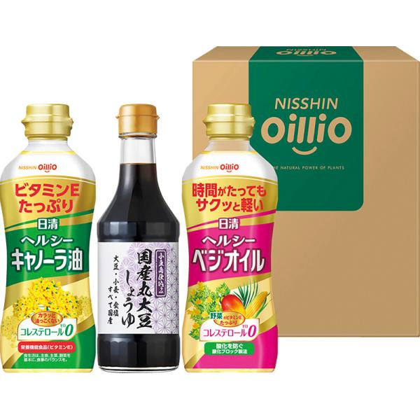 【発売日：2025年03月13日】ヘルシーオイルと醤油の調味料ギフトです。【さまざまなギフトシーンでお使いいただけます】　お祝い返し・内祝い・出産内祝い・結婚内祝い・結婚祝い・引き出物・引出物・快気祝い・快気内祝・全快祝い・全快内祝・カタロ...