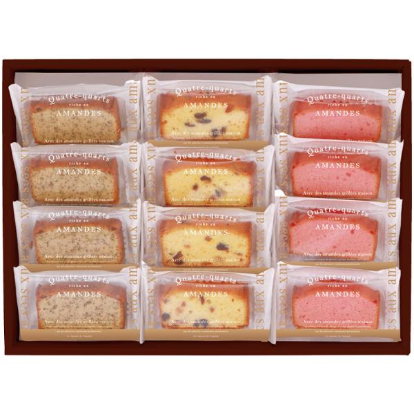 【発売日：2025年03月13日】しっとりとしたアーモンドの風味が楽しめるパウンドケーキのアソート。フルーツやストロベリー、アールグレイの味わいが揃っていて、ティータイムやおやつにぴったり。コーヒーと一緒にくつろぎながら、デザートとしても楽...