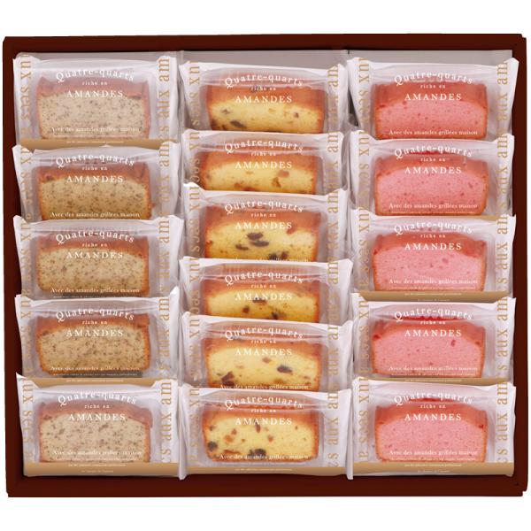 【発売日：2025年03月13日】しっとりとしたアーモンドの風味が楽しめるパウンドケーキのアソート。フルーツやストロベリー、アールグレイの味わいが揃っていて、ティータイムやおやつにぴったり。コーヒーと一緒にくつろぎながら、デザートとしても楽...