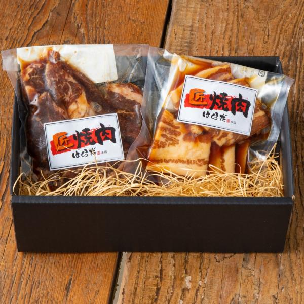 【発売日：2025年03月20日】大阪八尾の焼肉はらだ本店でランチメニューで使用する国産牛のモモ肉・山形豚のバラ肉を、ご自宅で楽しんで頂けるようにお店のタレをあえて個パックにしました。BBQにも最適です。本格焼肉店の味をお試しください。【さ...