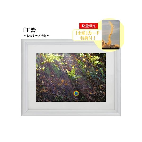 写真家・秋元隆良さんの超自然現象を捉えた「奇跡の写真」の銀塩生写真。重厚感のある「シルバー額」に入れてお届けいたします。関連ワード 秋元隆良 あきもとたかよし 奇跡の写真 開運 開運写真 金運 金運写真 銀塩写真 額装写真 インテリアフォト