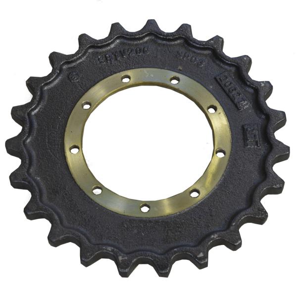 スプロケット （スプロケットリム）機種 : ヤンマー VIO20-6適用号機（シリアル番号）:#適用 :ゴム・鉄兼用サイズ : 23山/ボルト穴9H取り付け用のボルト・ワッシャー付です。（一部の商品を除く）1台分は 2SETご購入ください。...