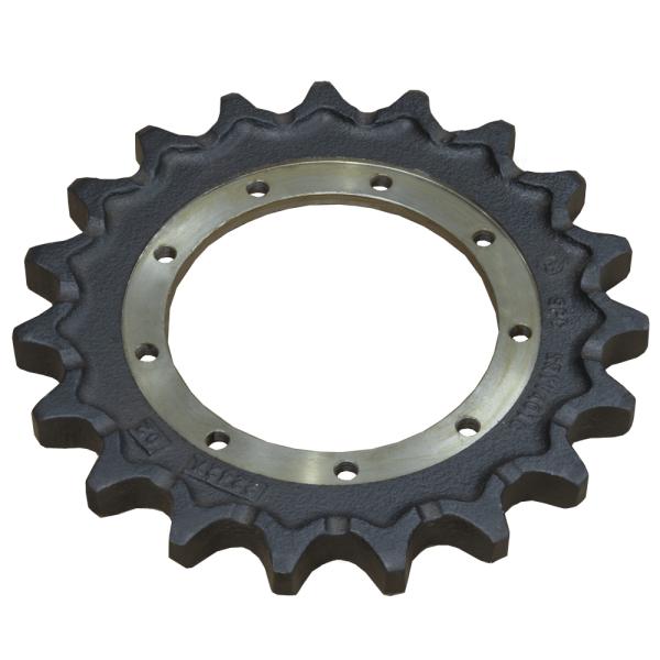 スプロケット （スプロケットリム）機種 : ヤンマー VIO50F-2A適用号機（シリアル番号）:#適用 :ゴム・鉄兼用サイズ : 19山/ボルト穴9H取り付け用のボルト・ワッシャー付です。（一部の商品を除く）1台分は 2SETご購入くださ...