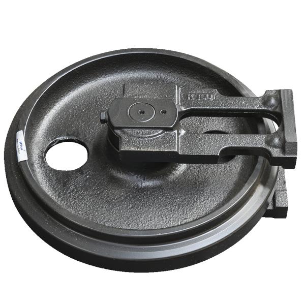 フロントアイドラー (フロントアイドラアッセン )機種 : コマツ PC55MR-5適用号機（シリアル番号）:#適用 :ゴム・鉄兼用サイズ : ローラー外径375φ/335φ取り付け用のボルト・ワッシャー付です。（一部の商品を除く）1台分は...