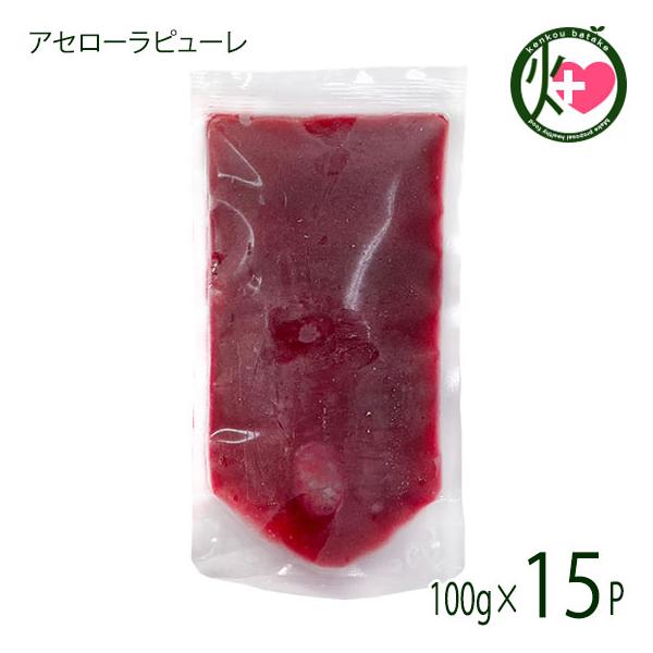 【名称】アセロラピューレ【内容量】100ｇ×15P【賞味期限】未開封で冷凍のままだと約半年※解凍後は冷蔵庫(10℃以下)で保存し5日以内にお召し上がりください。【原材料】アセロラ(沖縄県産)保存料、着色料などの添加物は一切使用しておりません...