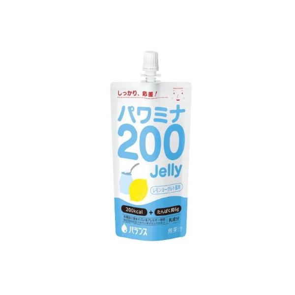 食事量が少ない方向け、1袋でエネルギー200kcal、たんぱく質6gが摂取できる栄養補給ゼリー。