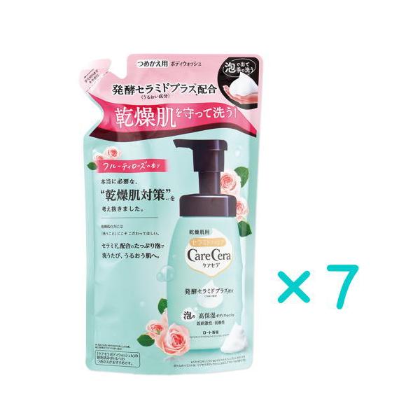 ■メーカー：ロート製薬株式会社うるおいを守って洗い上げる泡タイプのボディソープです。たっぷりの泡を手でやさしく広げて洗います。うるおい成分＜セラミドプラス★、7種の天然型セラミド☆＞配合。セラミド（うるおい成分）を与え、肌に残して洗う「セラ...