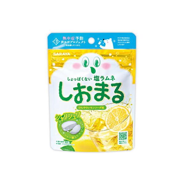 暑い季節にぴったりなしょっぱくない塩ラムネ。重曹＋クエン酸の組み合わせでひんやりシャリシュワ食感。粒が柔らかく、砕けやすいので子どもでも安心して食べられます。しょっぱくないひんやりレモンソーダ味で、誰でもおいしく塩分補給できます。おでかけや...