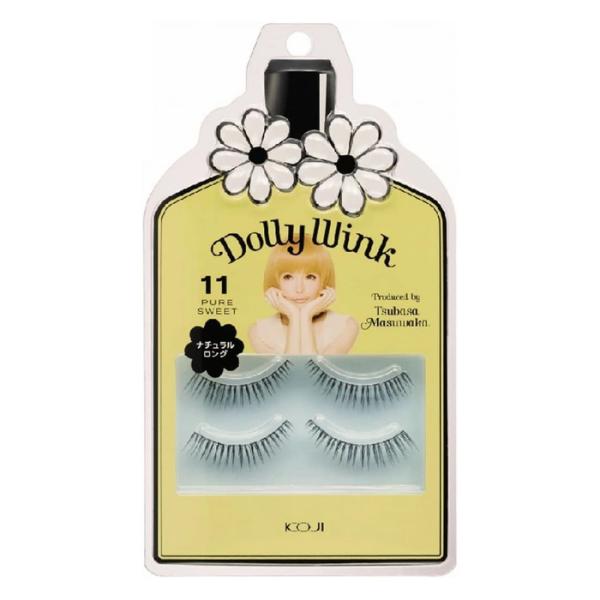 ●お人形のようなパッチリ瞳を印象づける益若つばさプロデュースのつけまつげ♪●ピュアスイート●中央の毛束を濃くしたことで黒目がちでまん丸な瞳に仕上がります。ナチュラルだから、いろんなメイクに対応できます。●専用接着剤付き