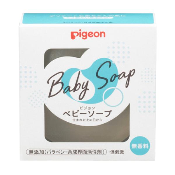 ●固形・透明タイプのベビーソープ。●肌あたりのなめらかな泡が素早く泡立ち、泡持ちのよい石けんです。●髪の毛やお顔も洗ってあげられます。●未熟な赤ちゃんの肌に必要な成分「ピジョン ナチュラルモイスチャー※」を配合。※保湿成分：セラミドNP＋イ...