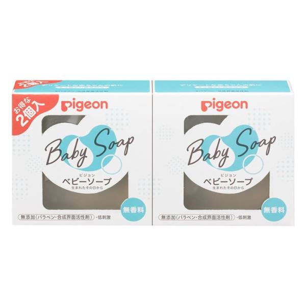 ●固形・透明タイプのベビーソープ。●肌あたりのなめらかな泡が素早く泡立ち、泡持ちのよい石けんです。●髪の毛やお顔も洗ってあげられます。●未熟な赤ちゃんの肌に必要な成分「ピジョン ナチュラルモイスチャー※」を配合。※保湿成分：セラミドNP＋イ...