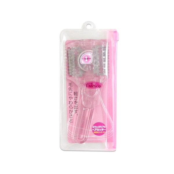 ● [グリーンベル]ツーウェイ・ダイアルヘアーカッターの商品詳細●クシ目の違うツーウェイタイプ(普通刃・シャギー刃)●前髪のカットに最適●前髪カットの参考例付で安心●刃を取り替えることができます