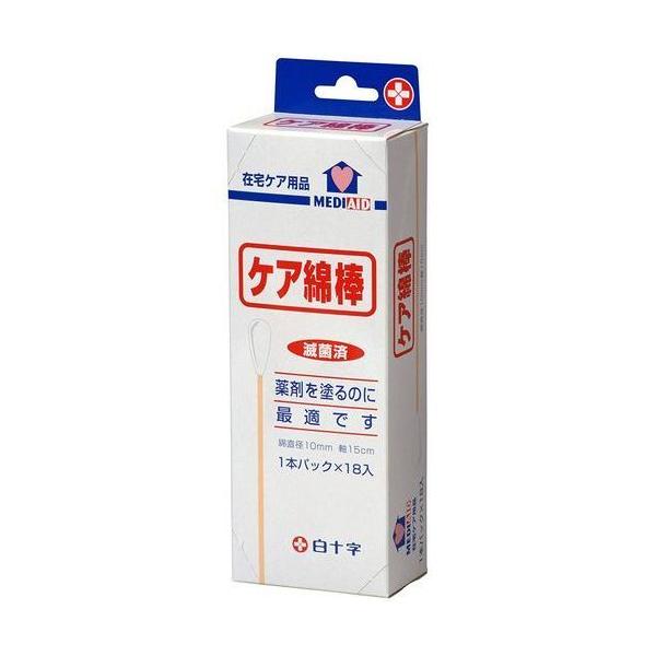 ●ピンセットを使用せずに薬剤を塗ることができます。●綿球部が大きくソフトなので、薬剤を塗るのに最適です。●しっかりとした木軸