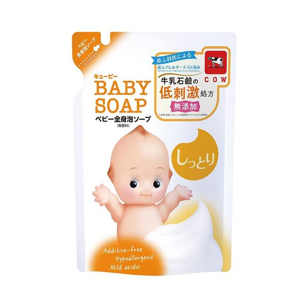 ●もっちりキメ細かな泡で、赤ちゃんのデリケートなお肌のうるおいを守りながら汗や汚れを洗い流します。●すすぎラクラク、泡切れすっきり。●皮ふ保護成分：シアバター・スクワラン+保湿成分：ヒアルロン酸●弱酸性●頭・顔も洗えます